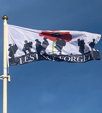 Lest We Forget Flags - Flagpole Express