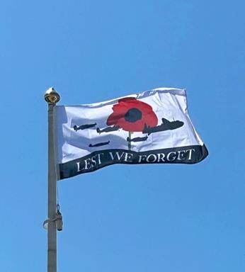 Lest We Forget Airforce Flags - Flagpole Express